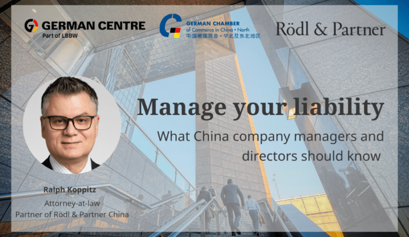 China's revised law: Manage your liability with Rödl & Partner - German ...